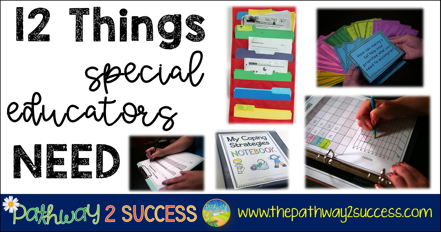 12 Things Special Educators Need - The Pathway 2 Success